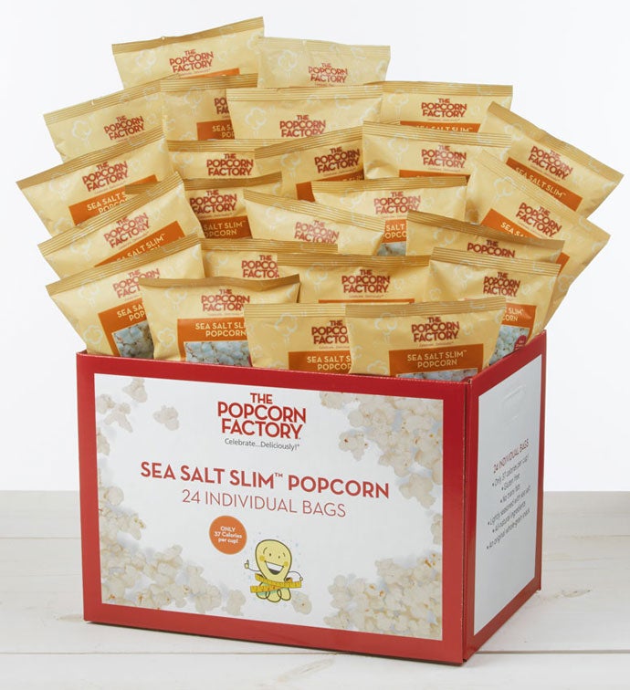 24-Pack Sea Salt Slim™ Popcorn