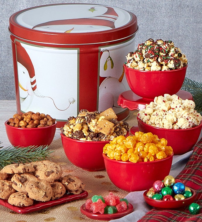 Christmas Popcorn Gifts | Christmas Popcorn Tins | The Popcorn Factory
