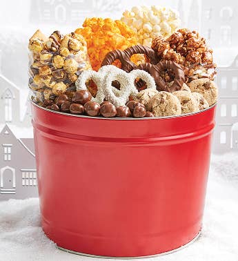 Christmas Popcorn Tins | Christmas Food Gifts | The Popcorn Factory