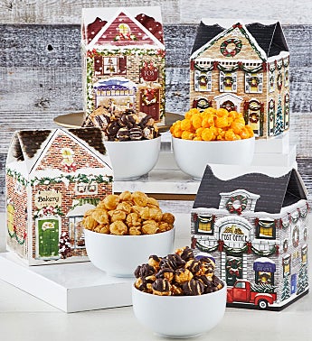 Christmas Popcorn Tins | Christmas Food Gifts | The Popcorn Factory