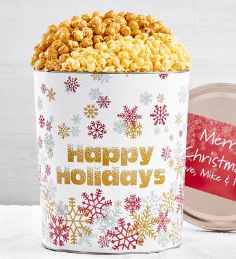 Christmas Popcorn Tins | Christmas Food Gifts | The Popcorn Factory