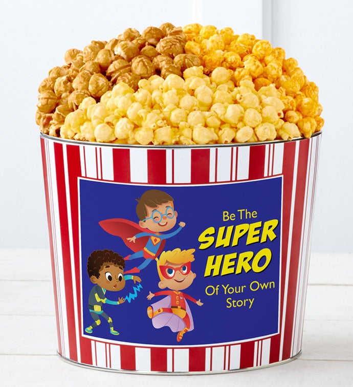 Tins With Pop® Be The Superhero Boy | The Popcorn Factory