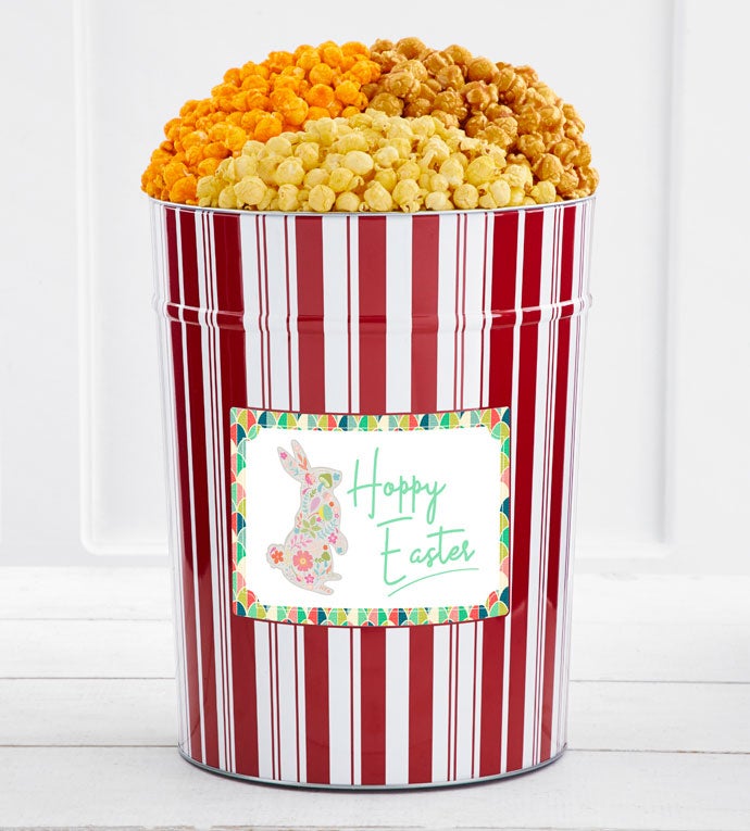 Tins With Pop® 4 Gallon Hoppy Easter Bunny | The Popcorn Factory