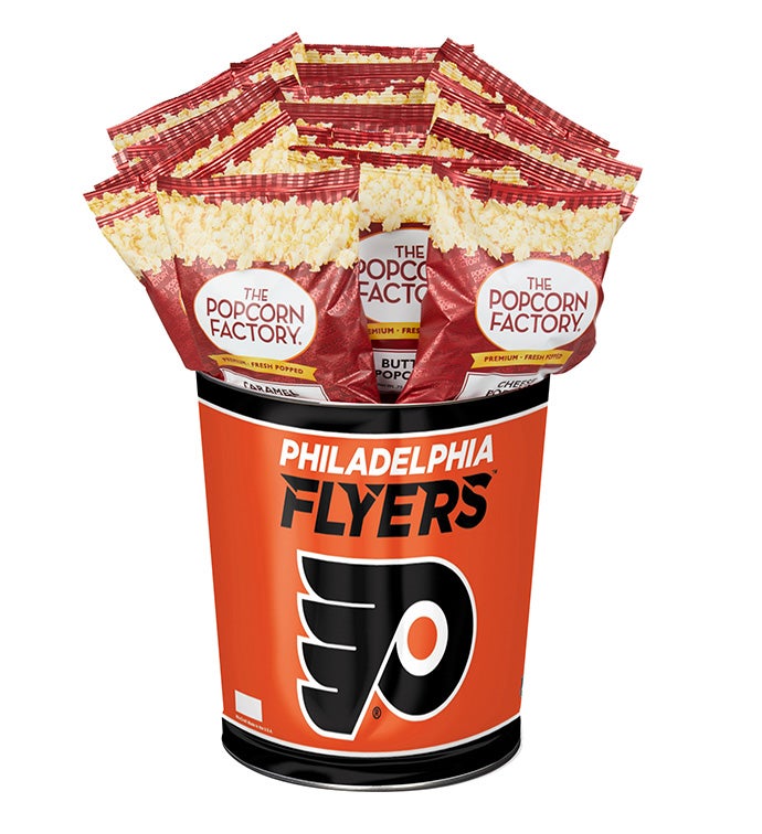 Philadelphia Flyers 3 Flavor Popcorn Tin | The Popcorn Factory