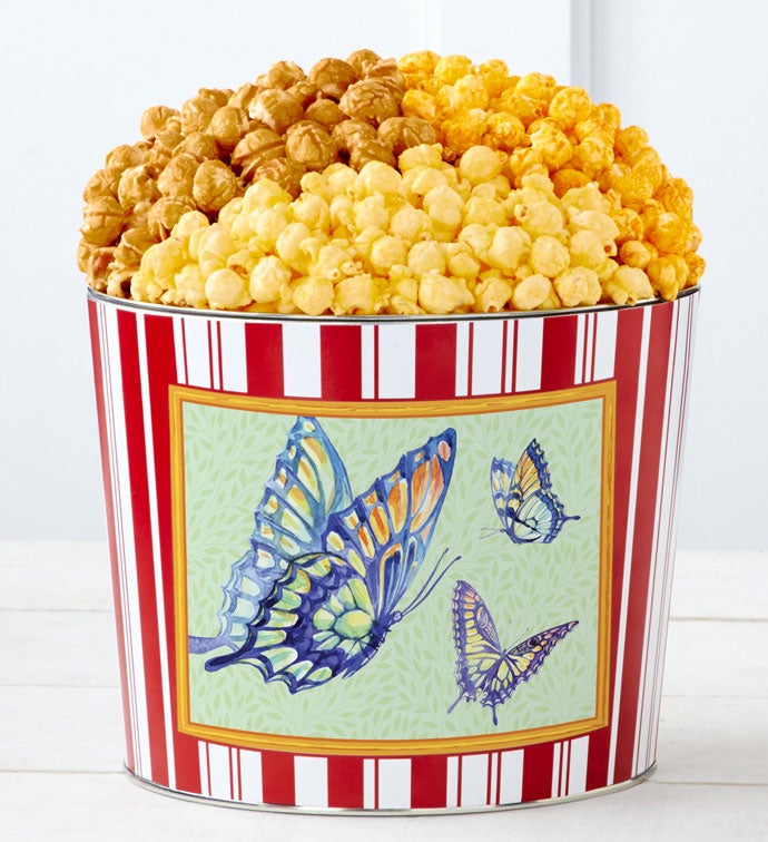 Tins With Pop® Fluttering Butterflies | The Popcorn Factory