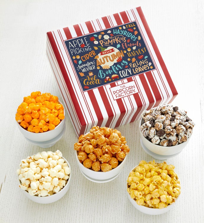 Packed With Pop® Hello Autumn Pumpkins | The Popcorn Factory