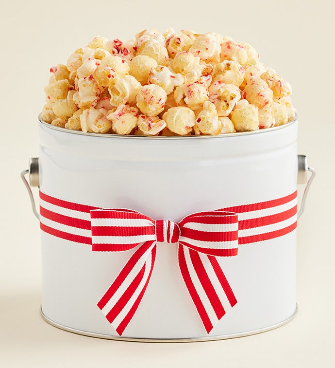 1/2 Gallon Peppermint Popcorn Pail | The Popcorn Factory