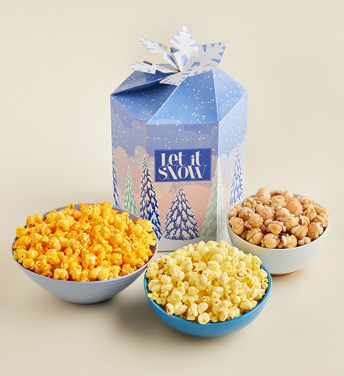 Snowy Merriment Gift Box | The Popcorn Factory