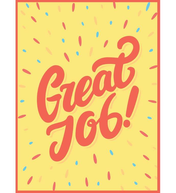 Great Job Greeting Card | The Popcorn Factory