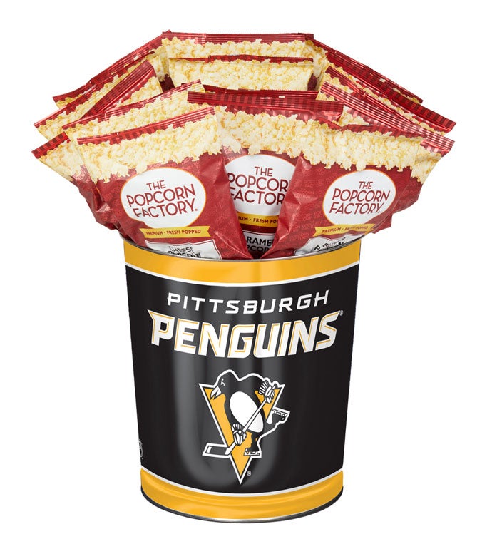 Pittsburgh Penguins 3 Flavor Popcorn Tin | The Popcorn Factory