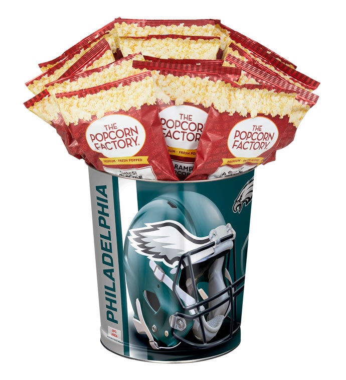 Philadelphia Eagles 3-Flavor Popcorn Tins | The Popcorn Factory - 32586