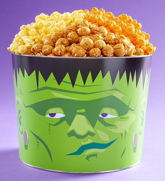 Monster Mischief 2 Gallon 3 Flavor Popcorn Tin | The Popcorn Factory