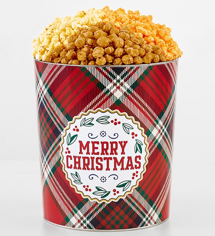 Holiday Popcorn Tins & Gift Baskets | The Popcorn Factory