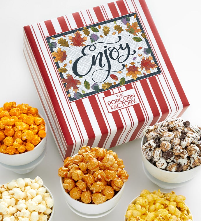Packed With Pop® Enjoy Fall | The Popcorn Factory