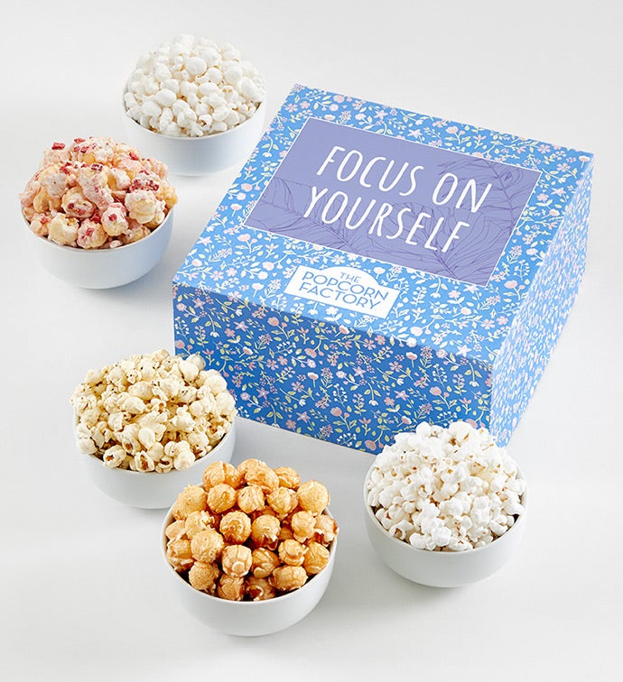 Floral Packed With Pop® Self Care Embrace | The Popcorn Factory