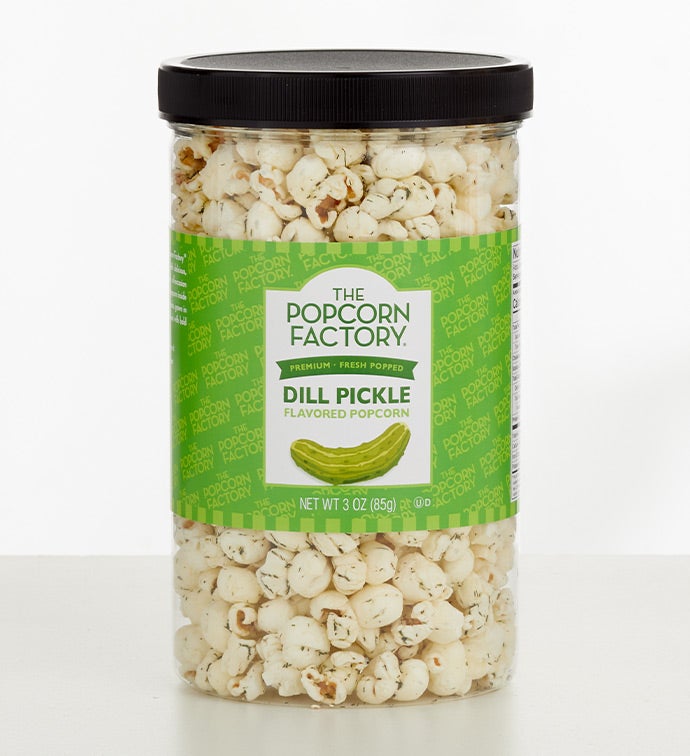 Dill Pickle Popcorn Canister | The Popcorn Factory