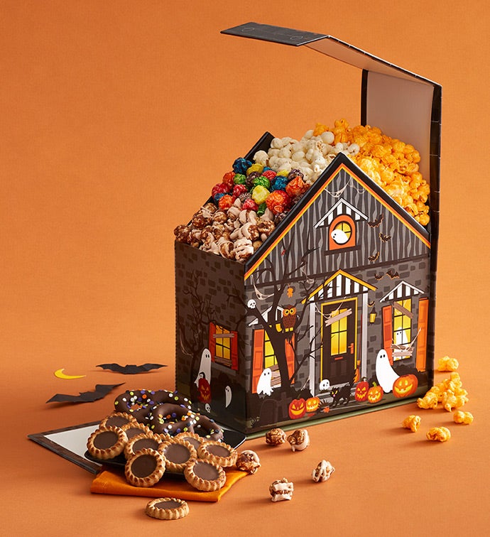Spooky Fun 2 Gallon 3 Flavor Popcorn Tin | The Popcorn Factory