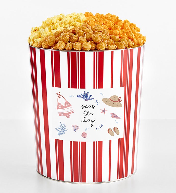 Oakland Raiders 3-Flavor Popcorn Tins