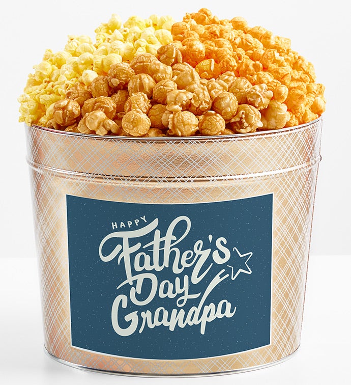Tins With Pop® Happy Fathers Day Grandpa | The Popcorn Factory