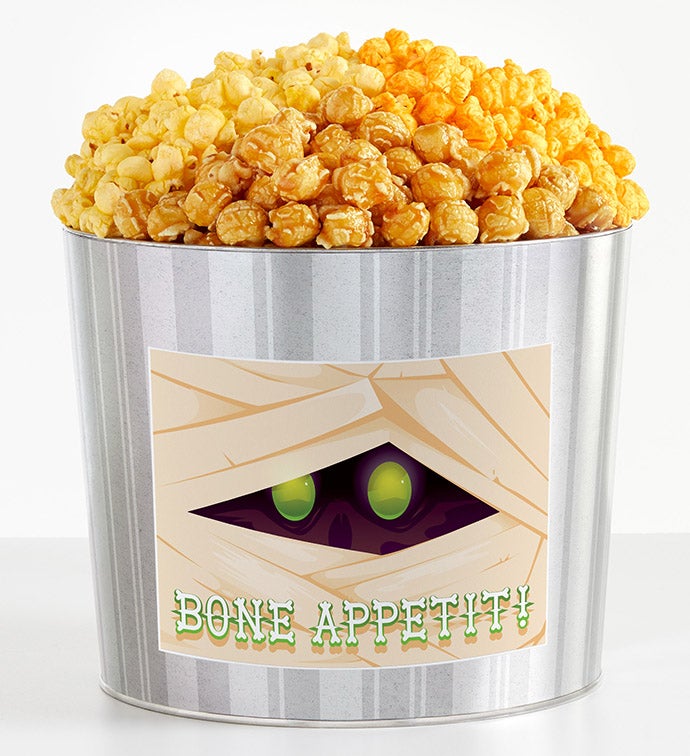 Tins With Pop® Bone Appetit | The Popcorn Factory